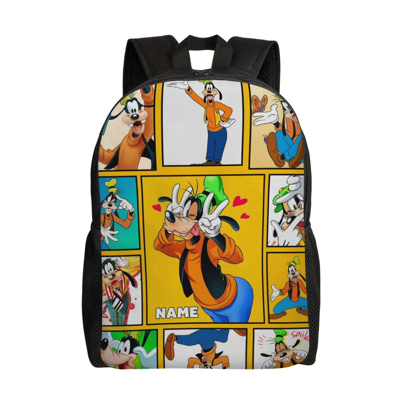 Goofy Goof Anime Backpack Cartoon Travel Bags 3D Printed Casual ...