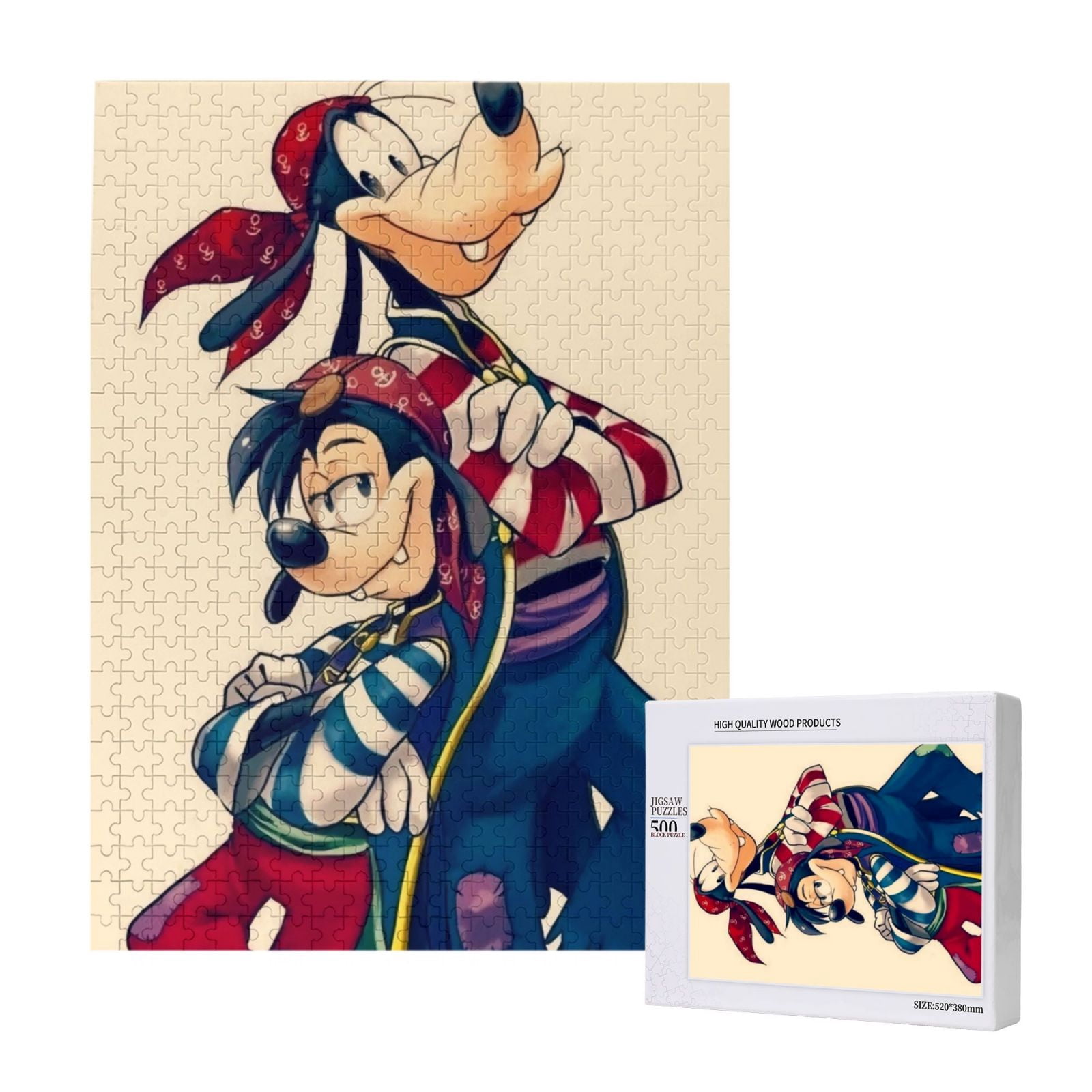 Goofy Goof Anime Puzzles Boys Girls Teens 300/500/1000 Piece Wooden ...