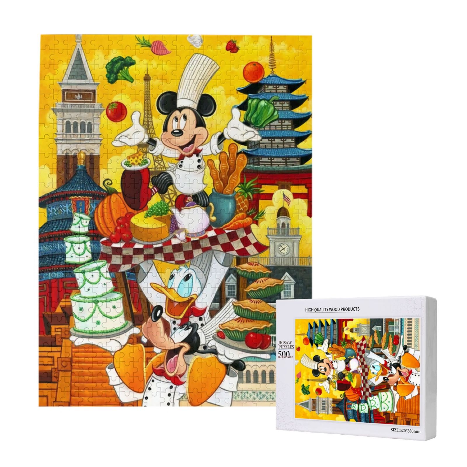 Goofy Goof Anime Puzzles Boys Girls Teens 300/500/1000 Piece Wooden ...