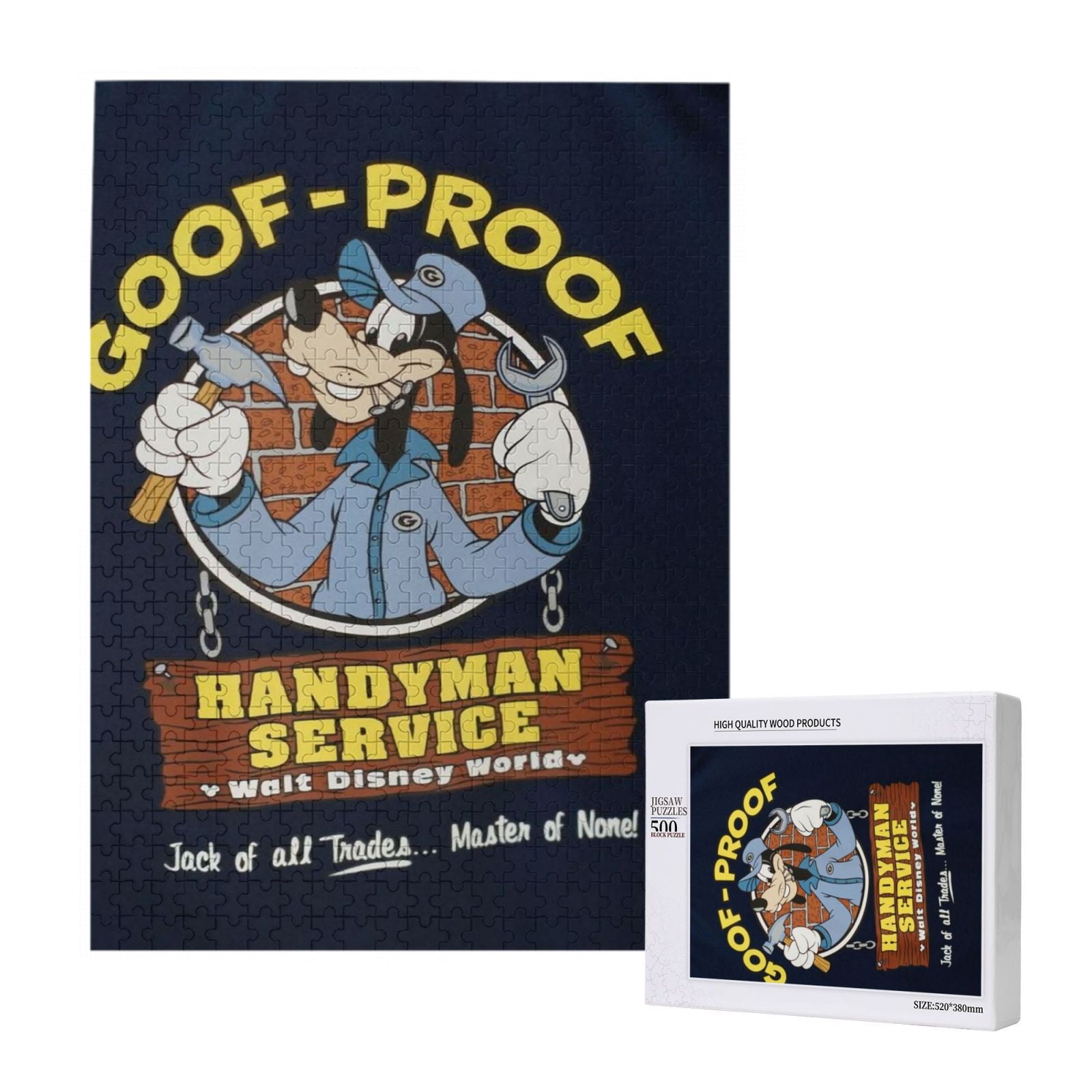 Goofy Goof Jigsaw Puzzle Interactive Brain Teaser Board Game for Adults ...