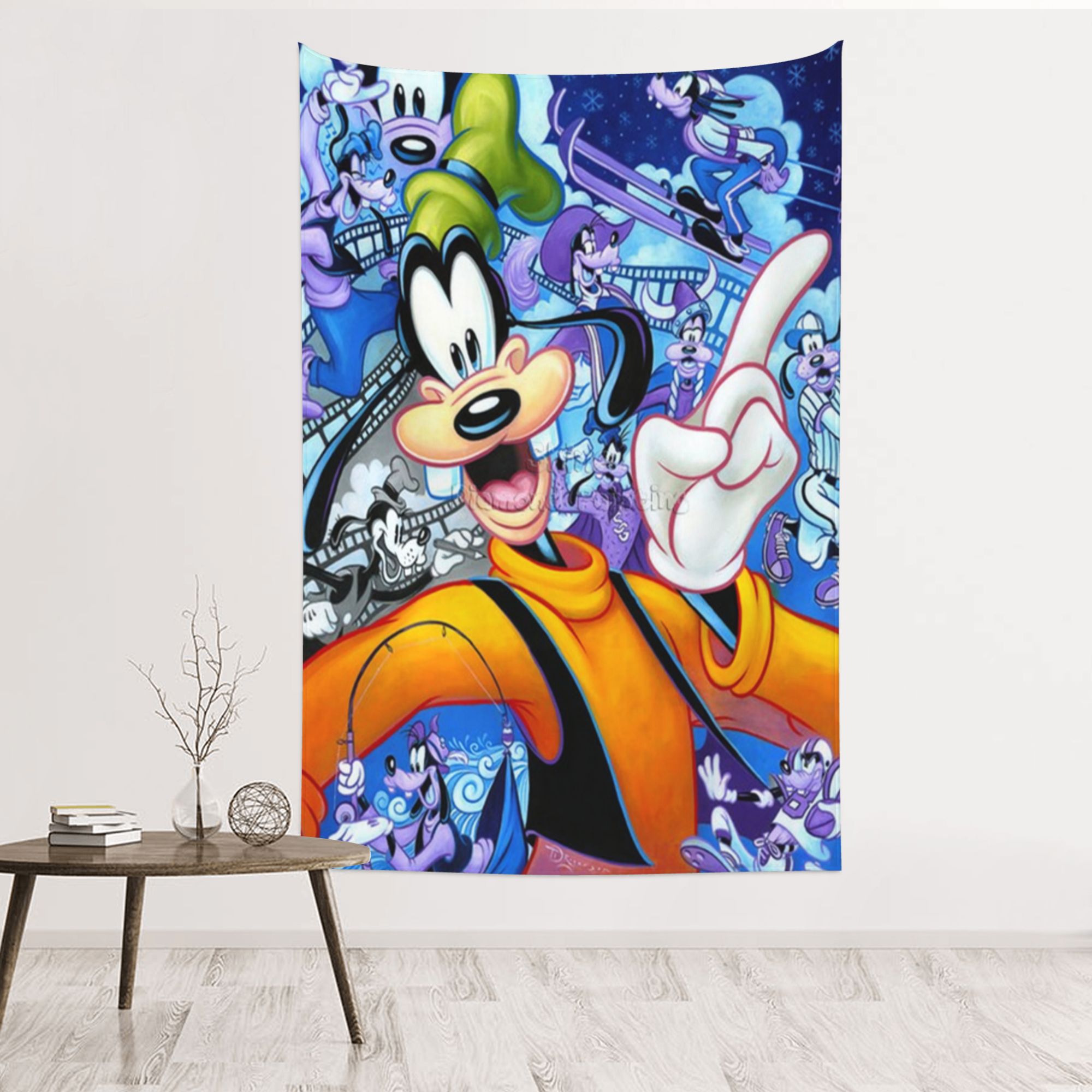 Goofy Goof Tapestry for Men, Boys Bedroom Living Room Dorm Wall Decor ...