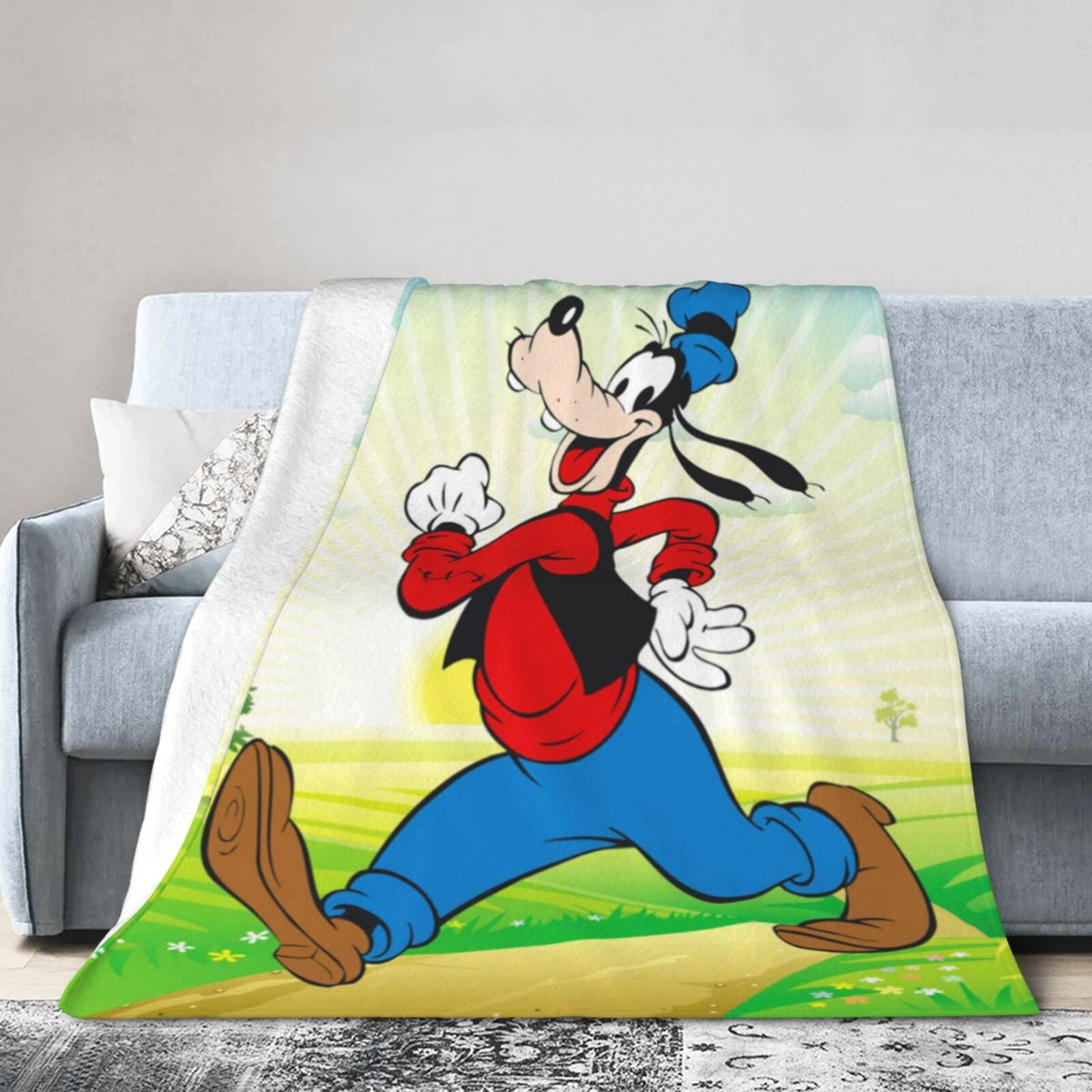 Goofy Goof Throw Blanket Soft Plush Travel Blanket For Bedroom Living ...