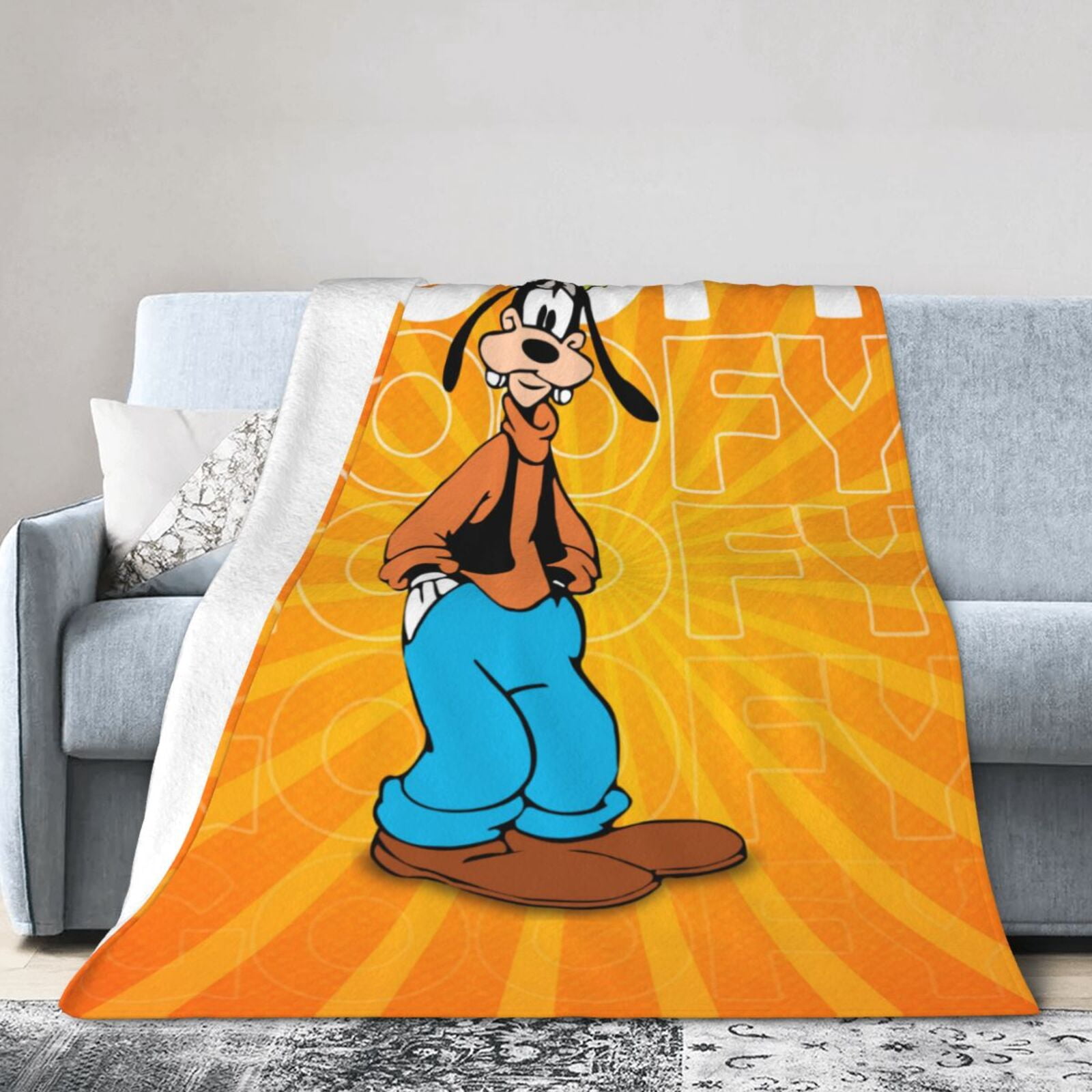 Goofy Goof Throw Blanket Soft Plush Travel Blanket For Bedroom Living ...