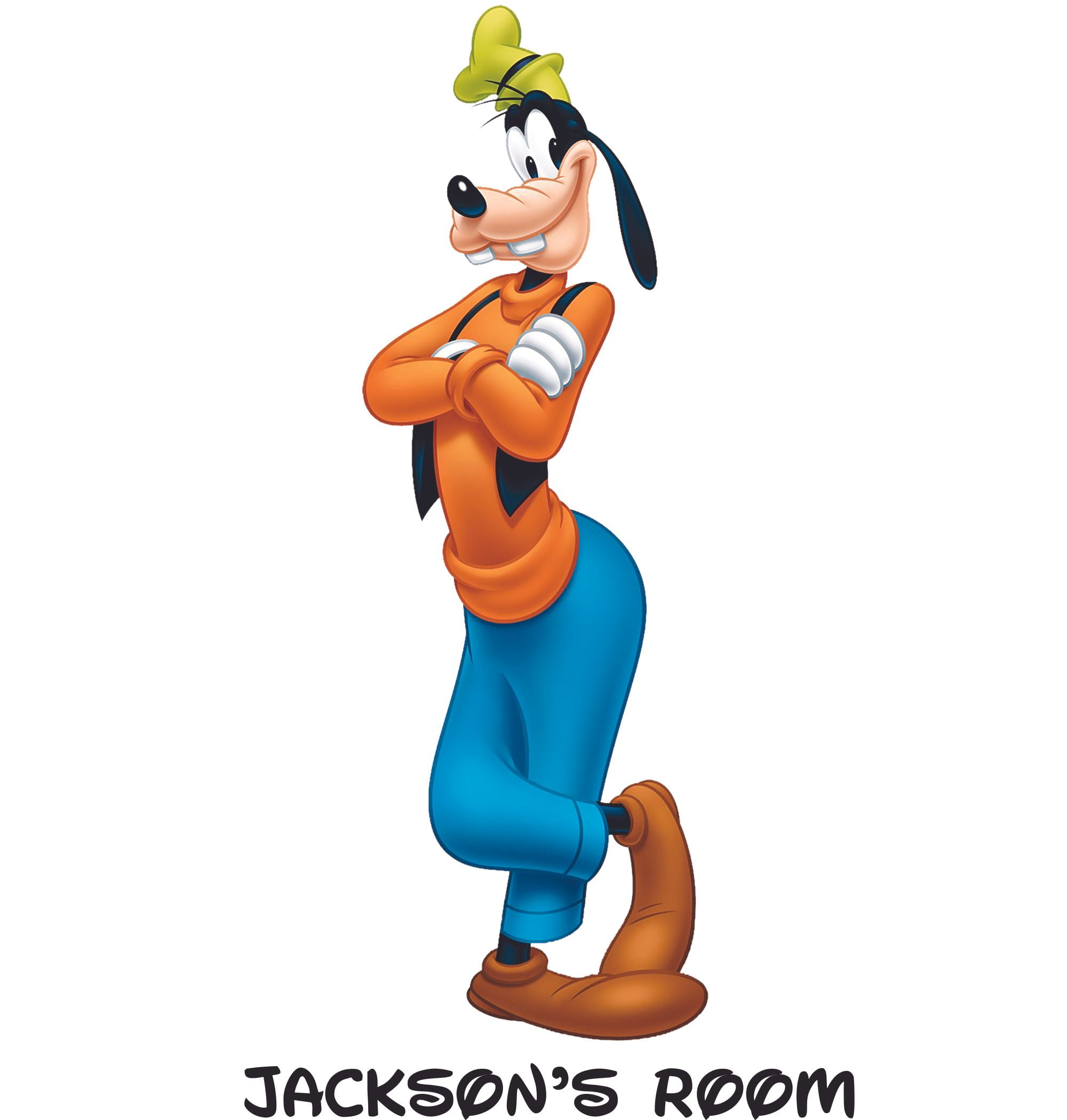 Goofy Happy Cartoon Customized Wall Decal - Custom Vinyl Wall Art ...