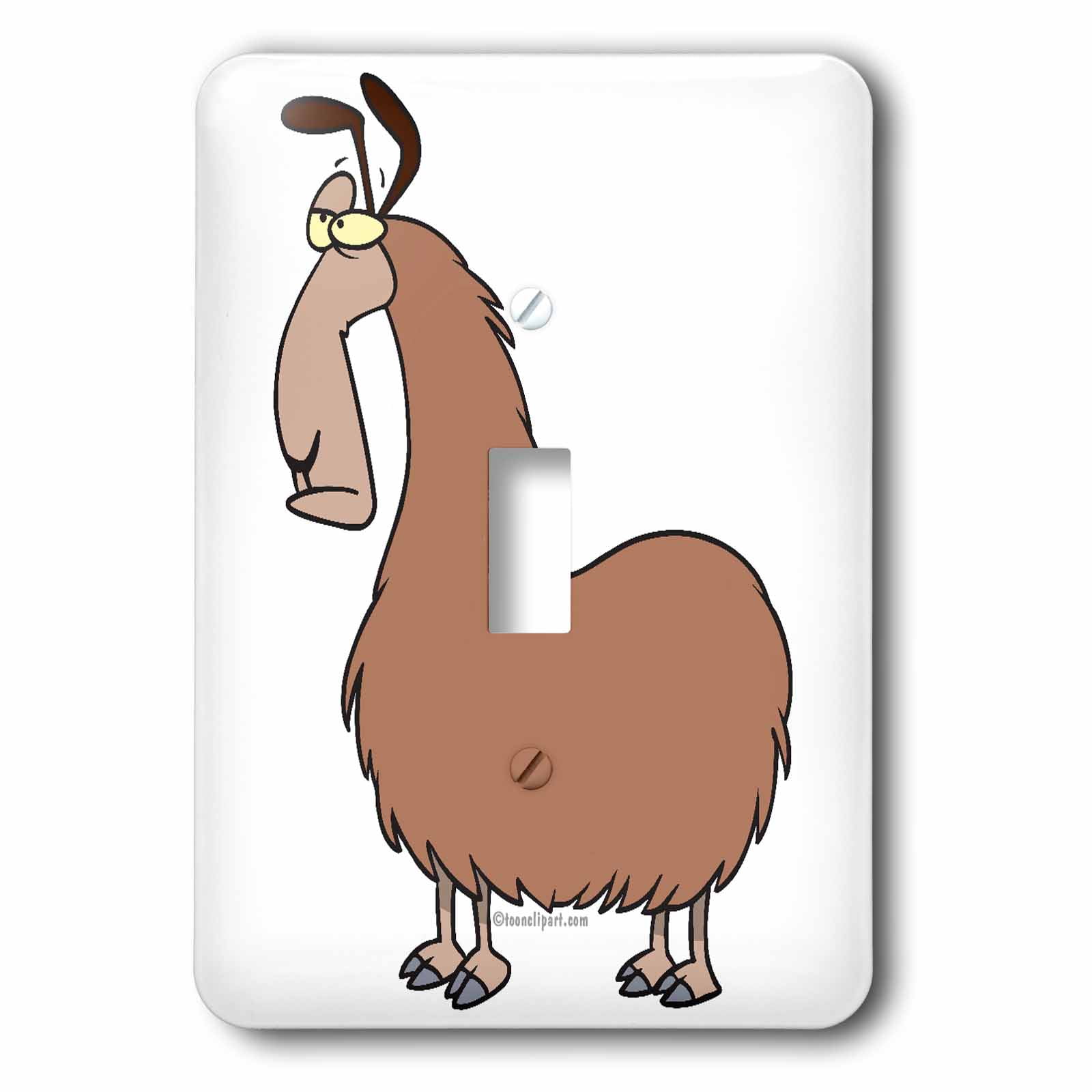 Goofy Llama Cartoon single toggle switch lsp-104174-1 - Walmart.com