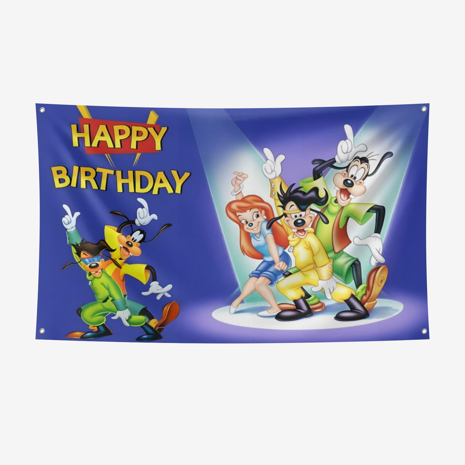 Goofy Party Supplies Festival Backdrop Party Banner 5*3ft Goofy Happy ...