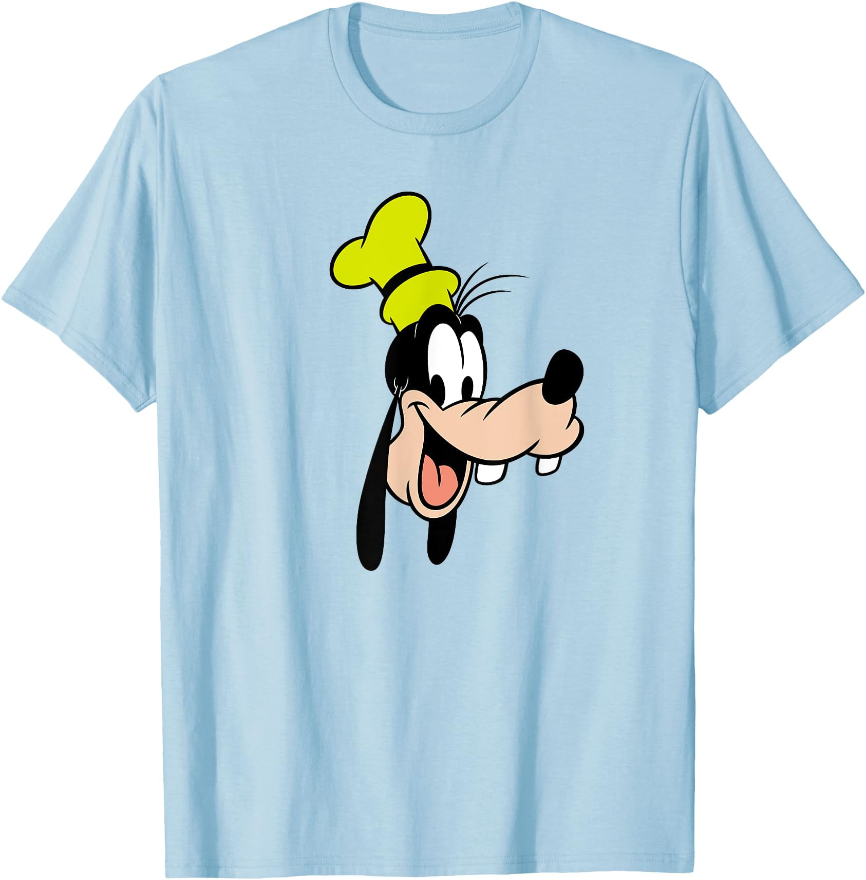 Goofy Single Smiling T-Shirt Cartoon Tee,Light Pink Color,Size XL ...