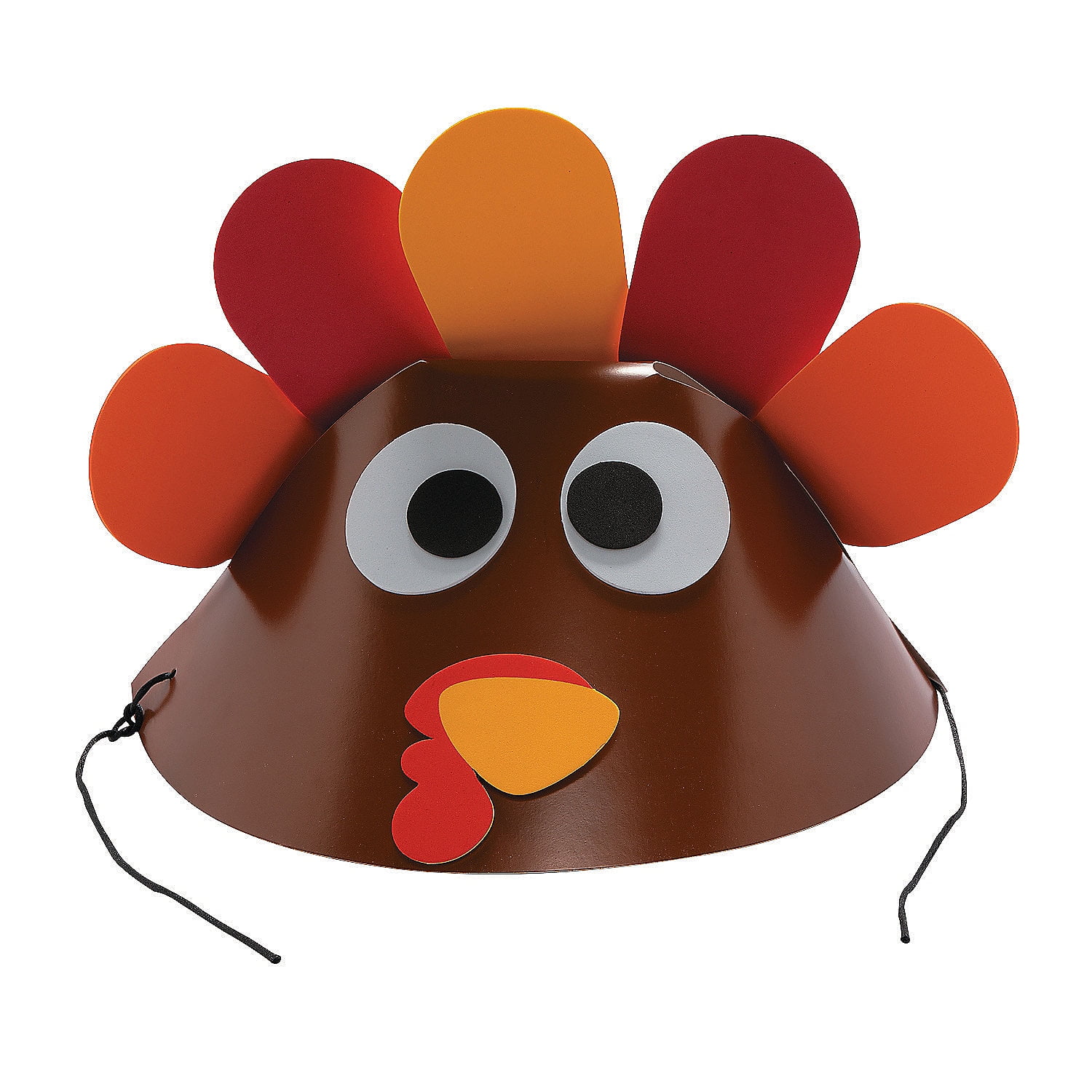 Goofy Turkey Hat Craft Kit, Makes 12, Craft Kits, Thanksgiving, 12 ...