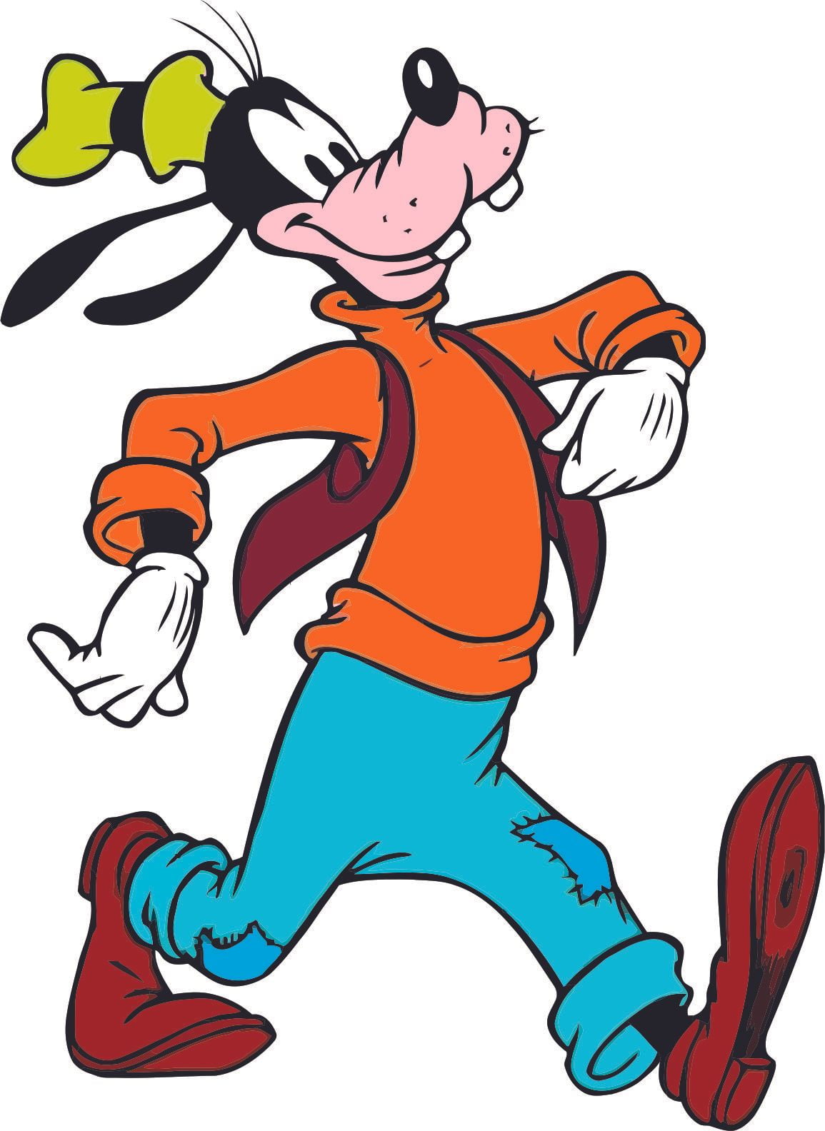 Design with Vinyl Giant Goofy Wall Decal - Walmart.com