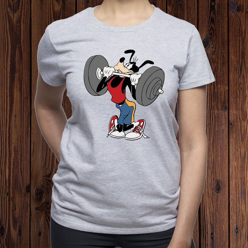 Goofy lifting tee/ Goofy Workout t-shirt/ Goofy Gym t shirt ...