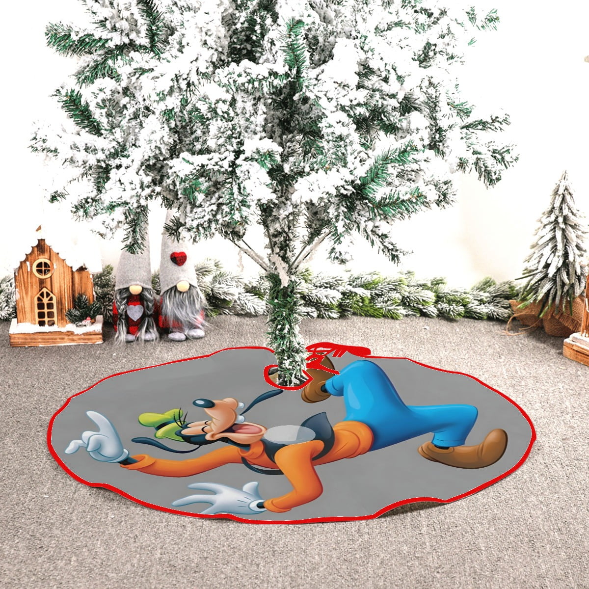 Goofy themed Christmas Tree Skirt 48inch premium collectible decor ...