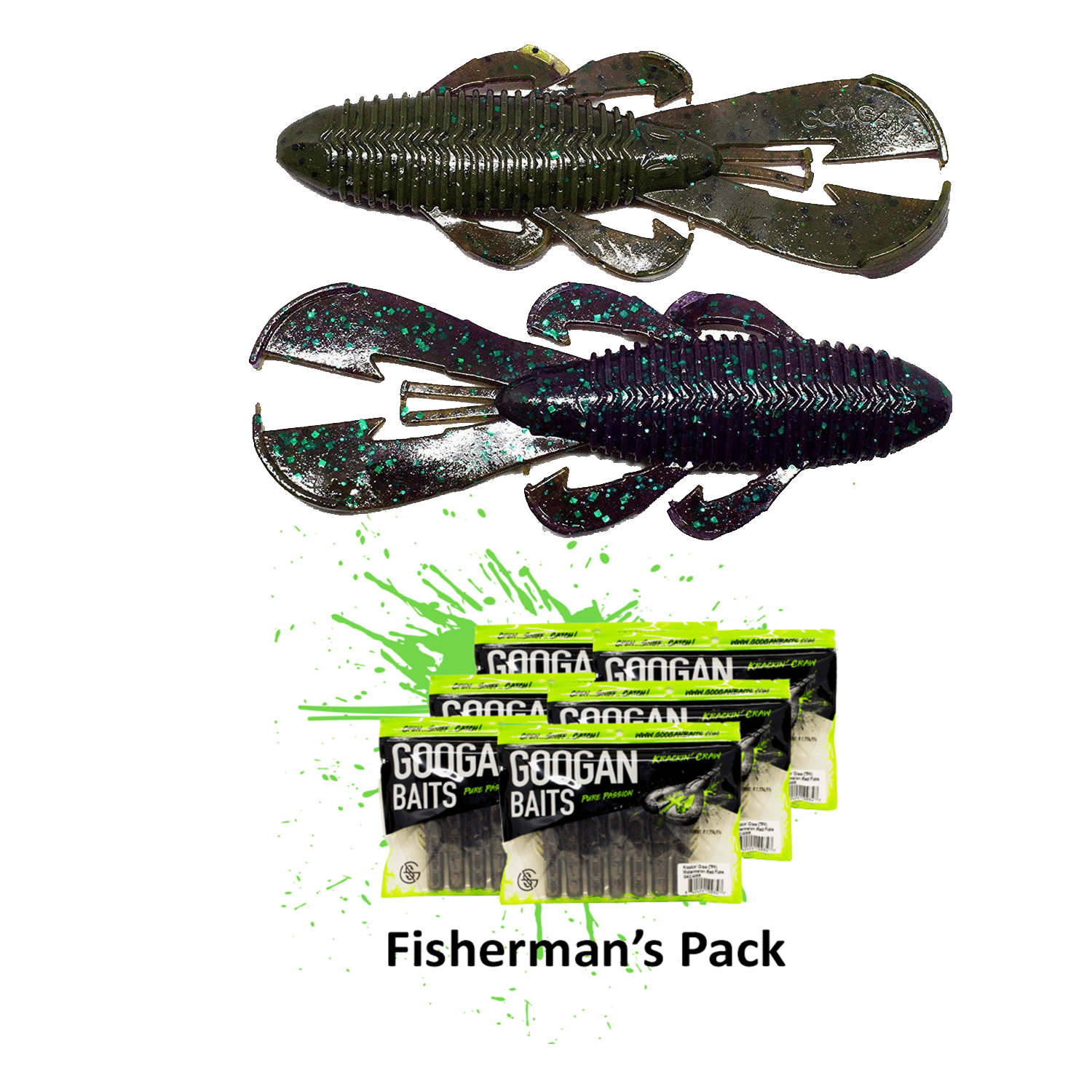 Googan Baits Bandito Bug, Blue Baby - 6 pack - Walmart.com