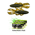 Googan Baits Bandito Bug, Green Pumpkin - 6 pack - Walmart.com