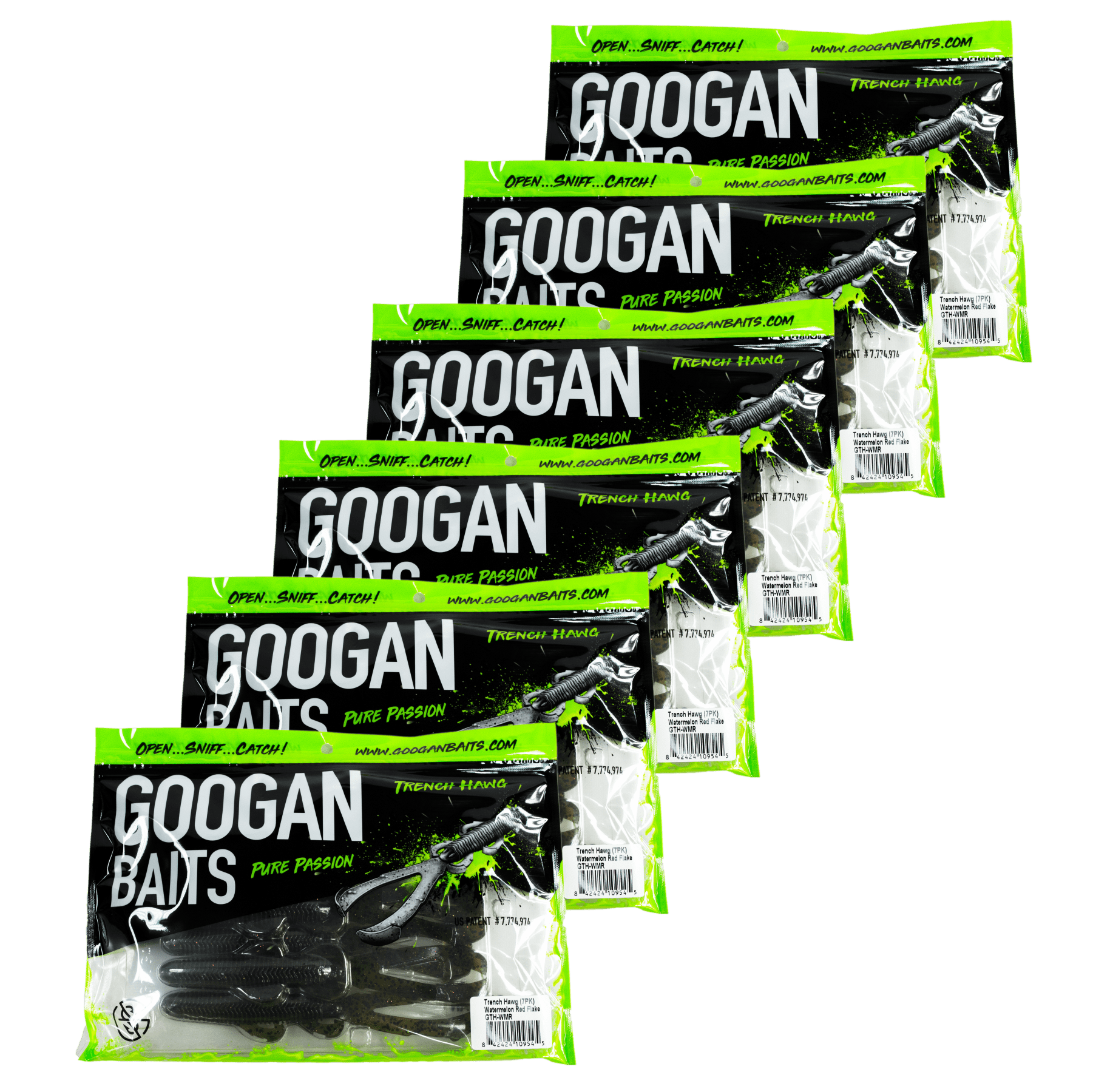 Googan Baits Trench Hawg, Okeechobee Craw - 6 Pack - Walmart.com