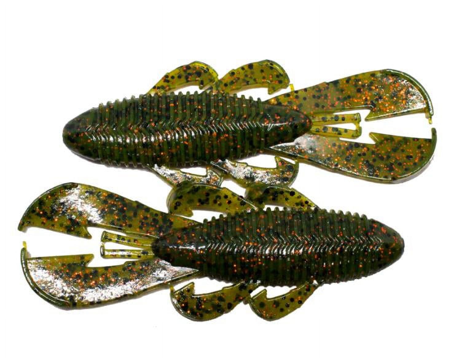 Googan Bandito Bug 4'' Watermelon Red Flake 7pk Soft Plastic Fishing ...