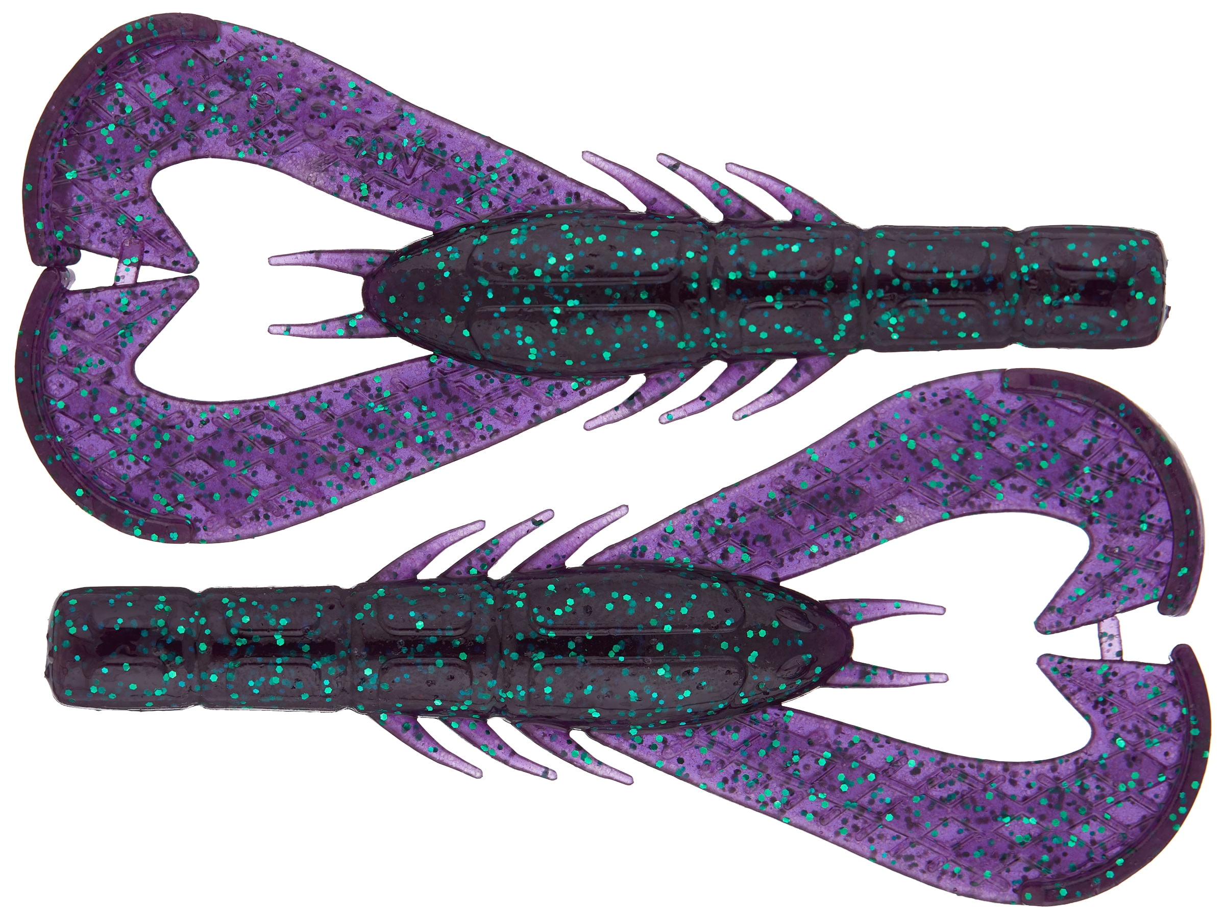 Googan Krackin' Craw 3'' Junebug 10pk Soft Plastic Fishing Lure ...