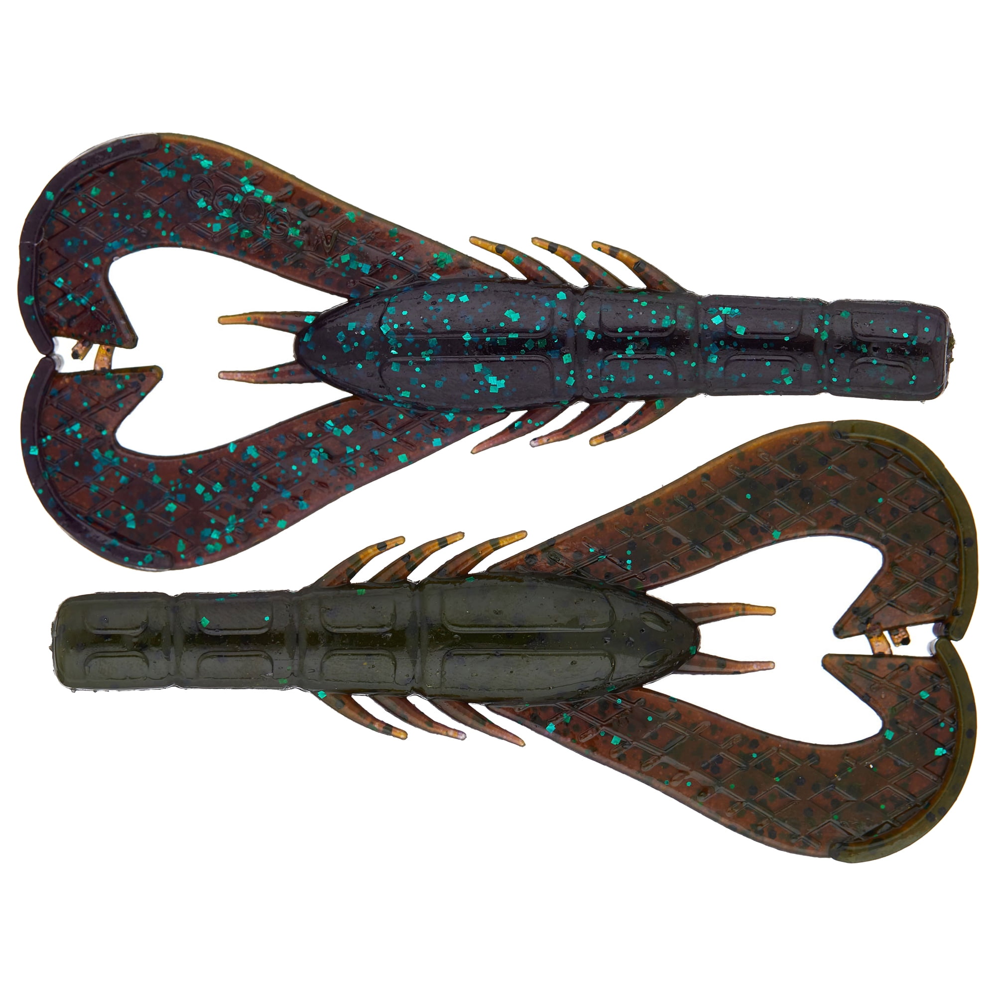 Googan Krackin' Craw 4 inch Bama Bug Soft Plastic Fishing Lure 7 Pack ...