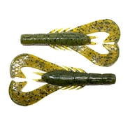Googan Bandito Bug 4'' Watermelon Red Flake 7pk Soft Plastic Fishing ...