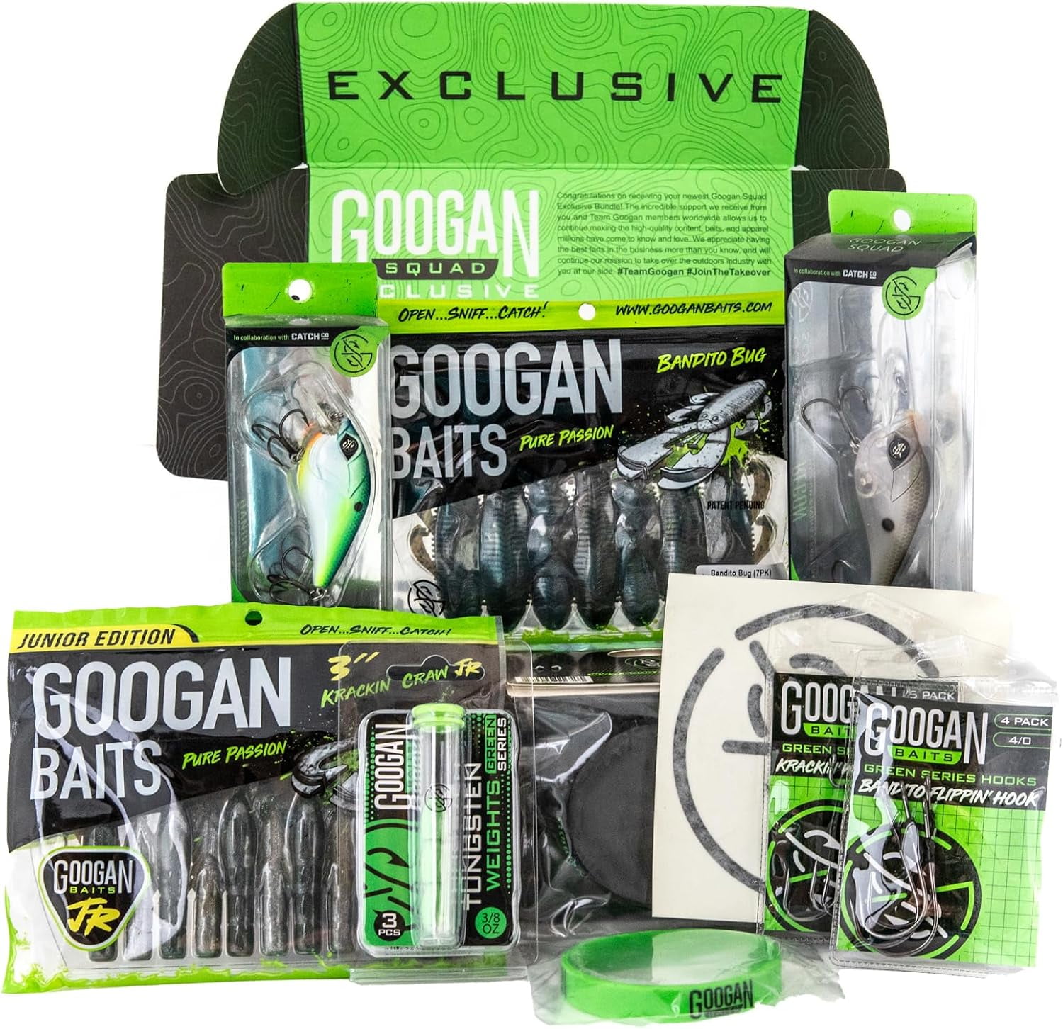 Googan Squad Mondo Kit Gold Series,Bass Fishing Kit,Freshwater ...