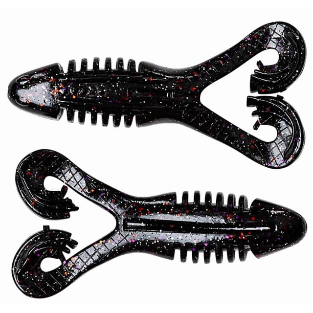 Googan Toad Black Flash 5pk Soft Plastic Fishing Lure - Walmart ...