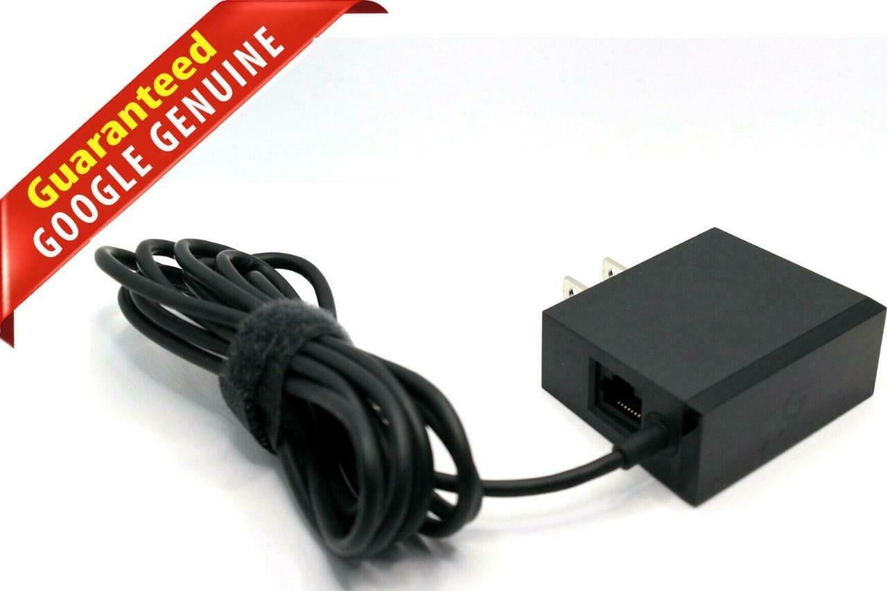 Google (5V/1A) 6-ft Micro-USB Charger W/ Ethernet for Chromecast Ultra ...