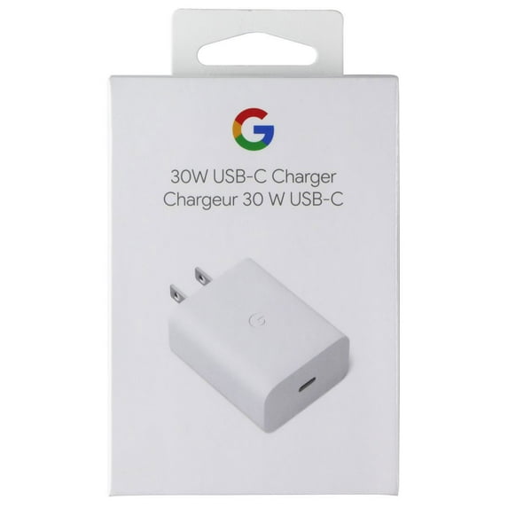 Google 30W USB-C Fast Charging Wall Charger, Single Port, White ...