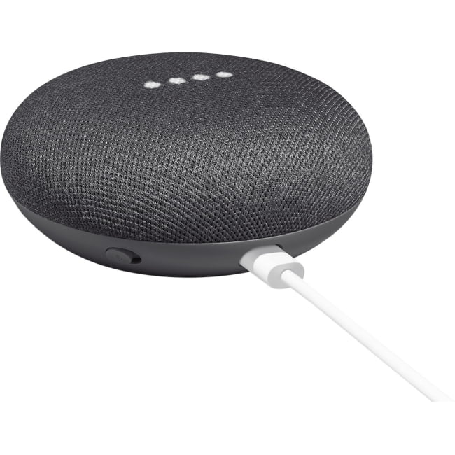 Google Home Mini Smart Speaker with Audio Assistant - Charcoal ...