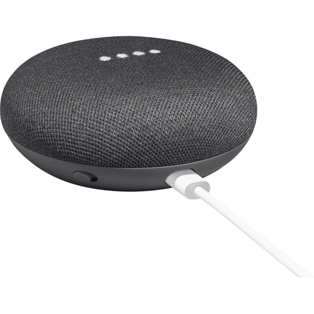 Google Home Mini Smart Speaker with Audio Assistant - Charcoal ...