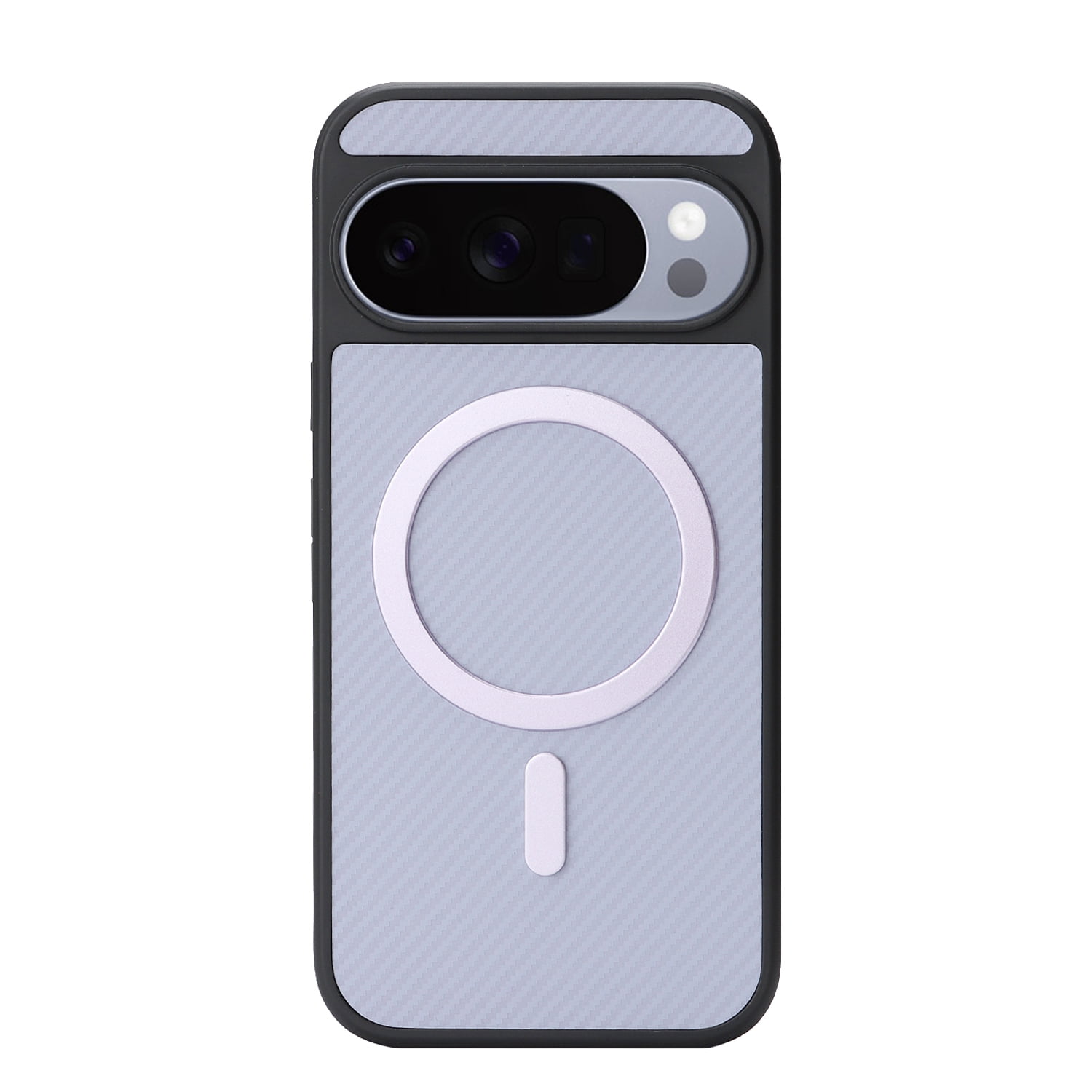 For Google Pixel 10 /10 Pro Magnetic Phone Case,Fiber Pattern PU ...