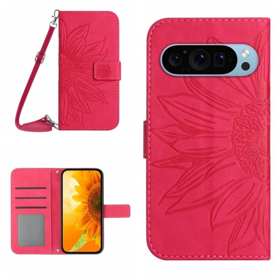 For Google Pixel 10 / Pixel 10 Pro 6.3" Sunflower Embossed Strong ...