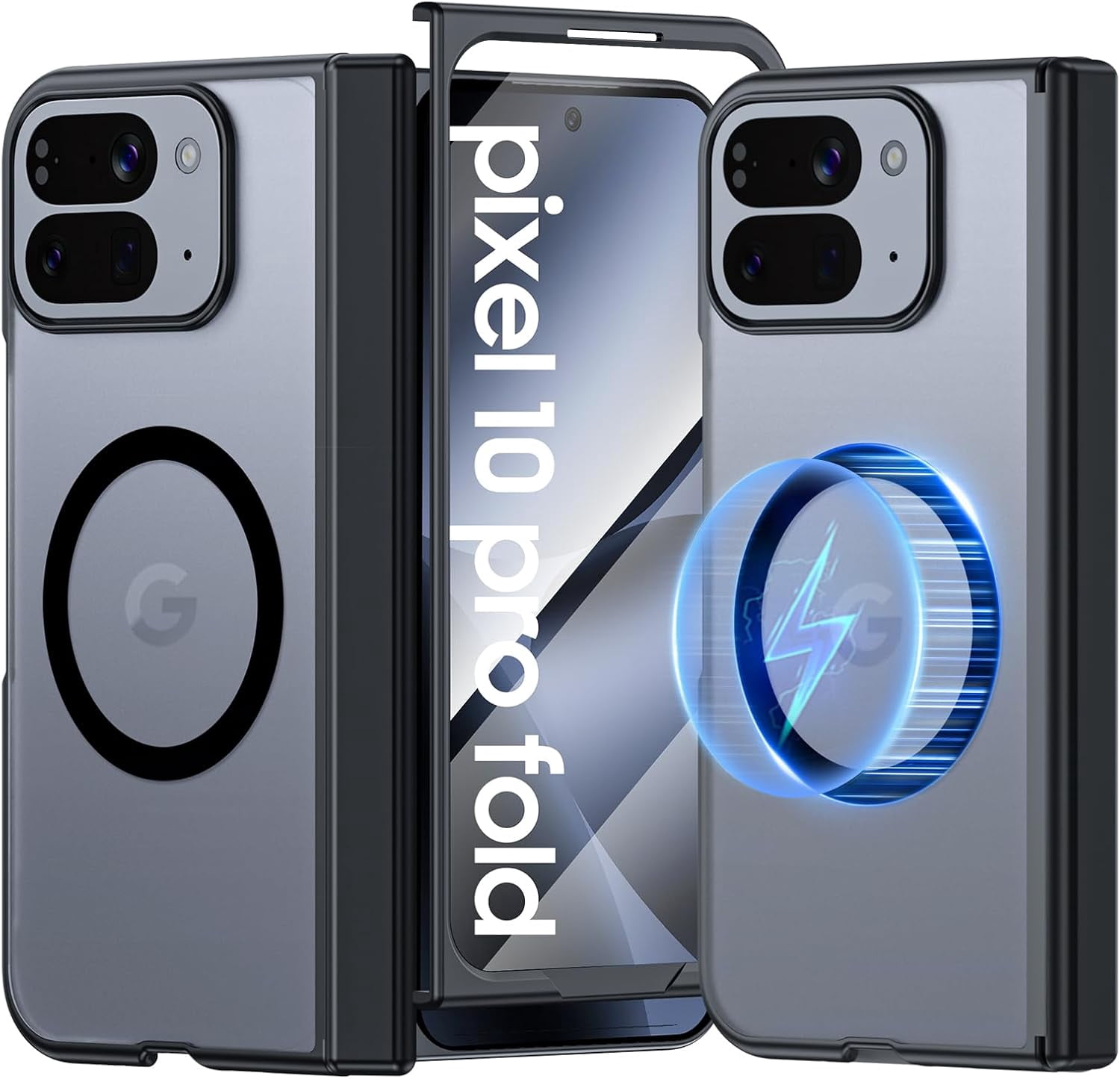for Google Pixel 10 Pro Fold Case Magnetic [Hinge Protection] [HD ...