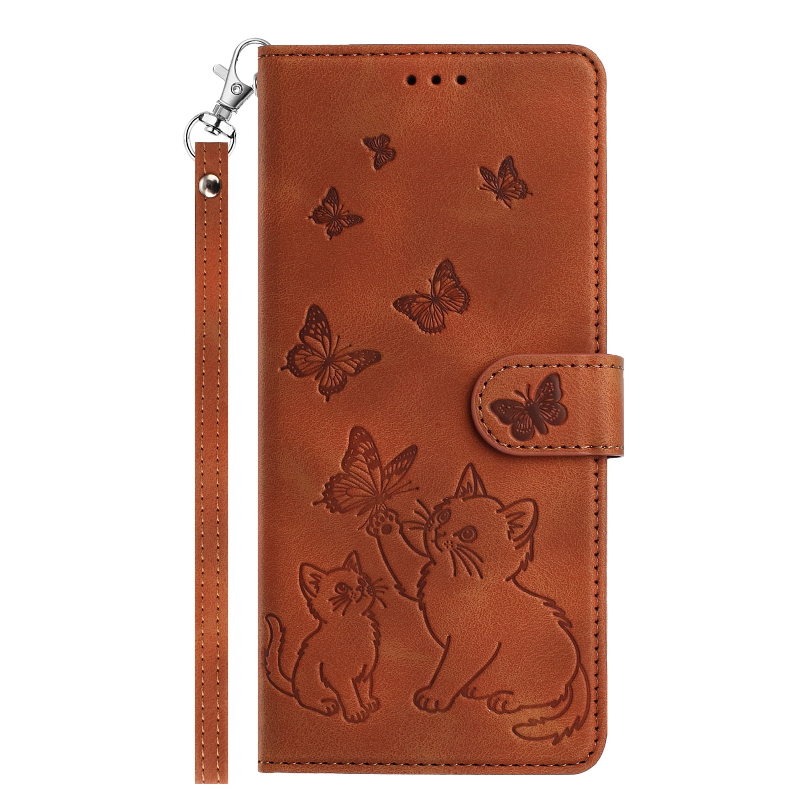 For Google Pixel 10 Pro XL Flip Phone Case,With Card Slots,Wrist Strap ...