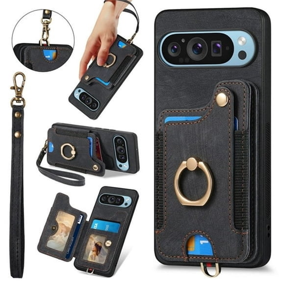for Google Pixel 10 Pro XL Phone Case Wallet with Card Holder,PU ...