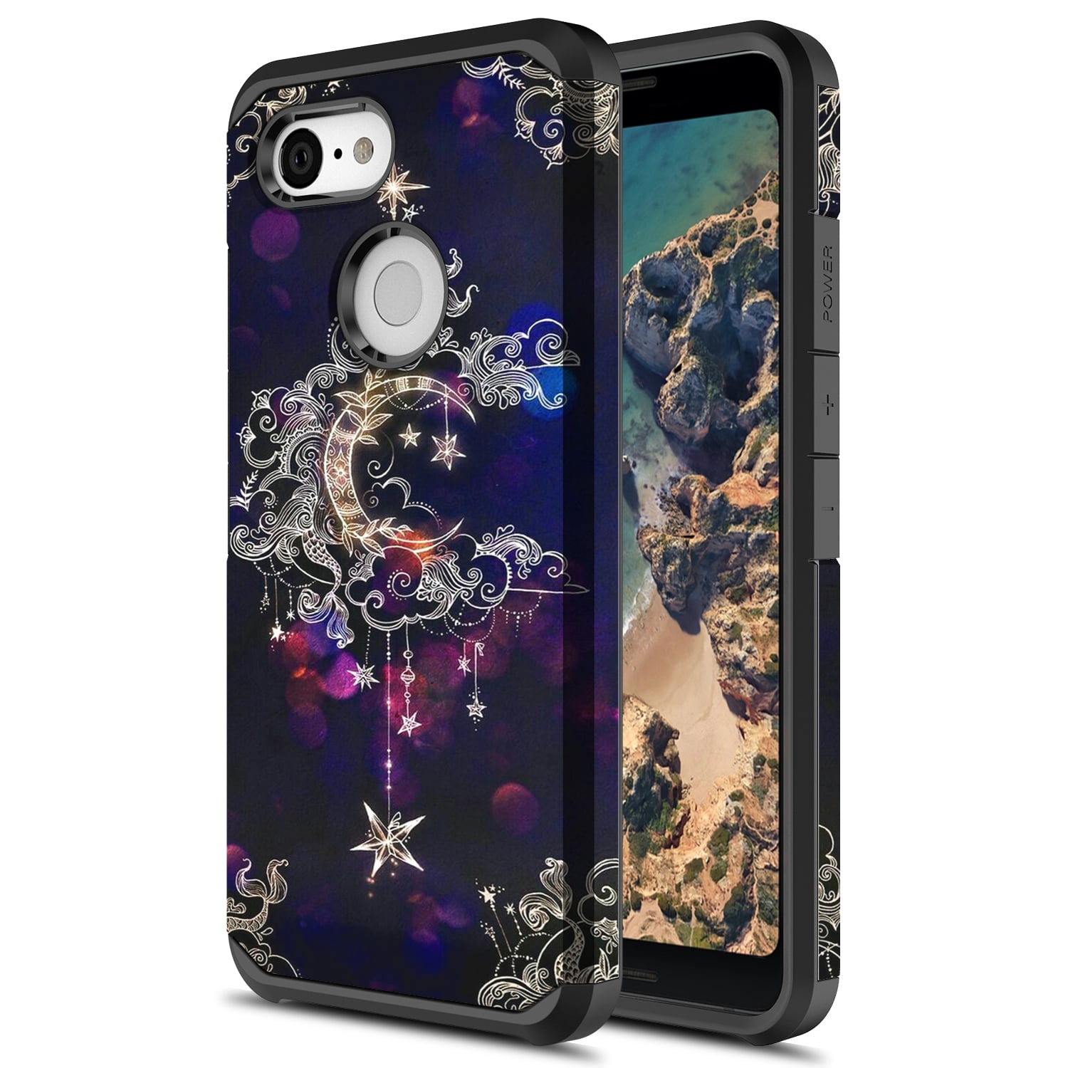 Rosebono Slim Hybrid Dual Layer Graphic Fashion Colorful Cover Armor ...