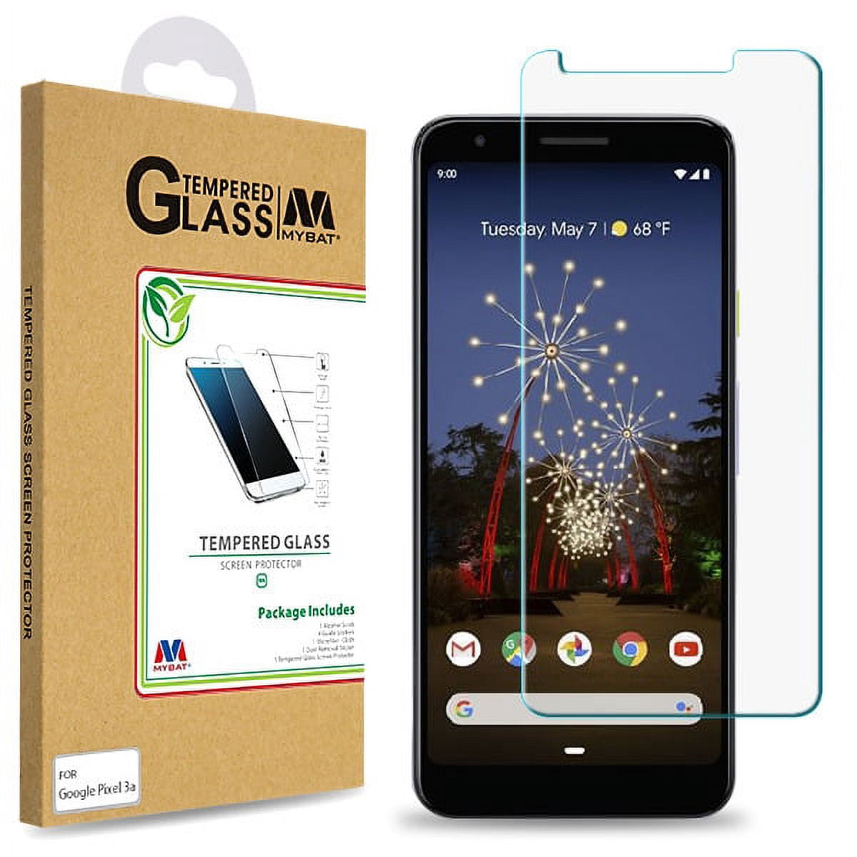 Google Pixel 3A (5.6") Screen Protector Premium Glass HD Clarity ...