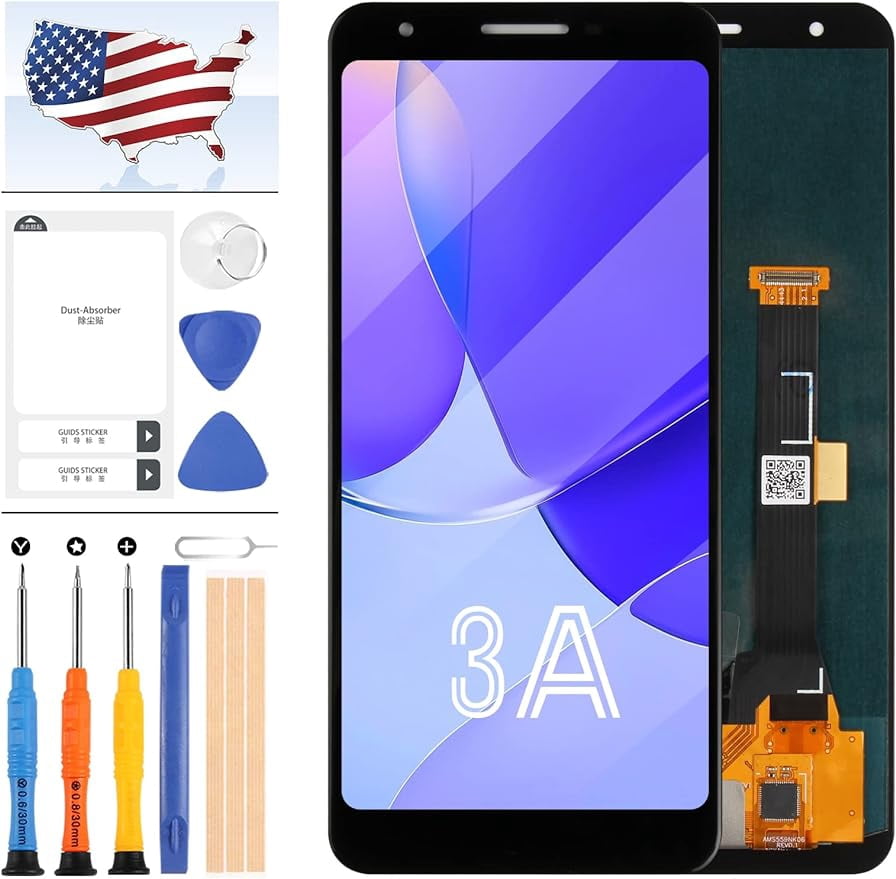for Google Pixel 3a Screen Replacement (Not for 5.5" Pixel 3 and 6.0 ...