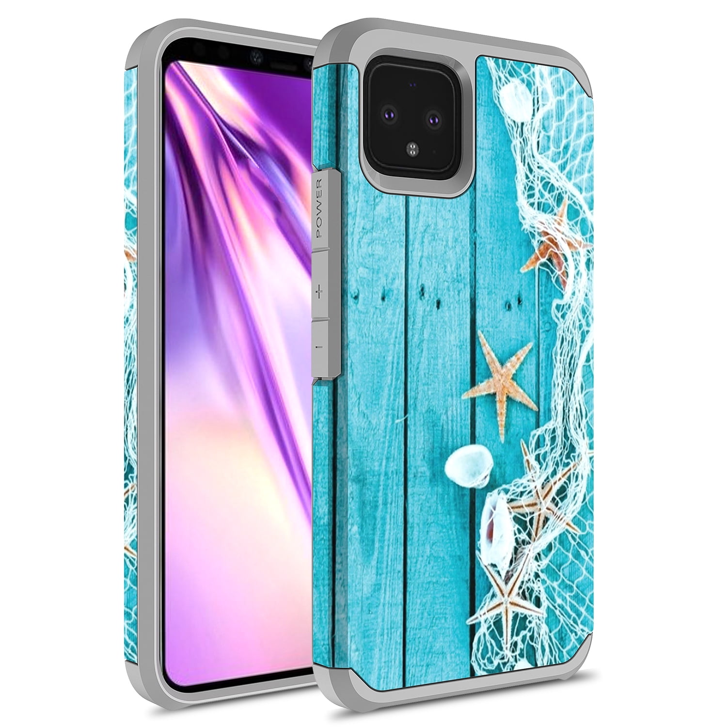 Google Pixel 4 Case, Kaesar Slim Hybrid Dual Layer Shockproof Hard ...