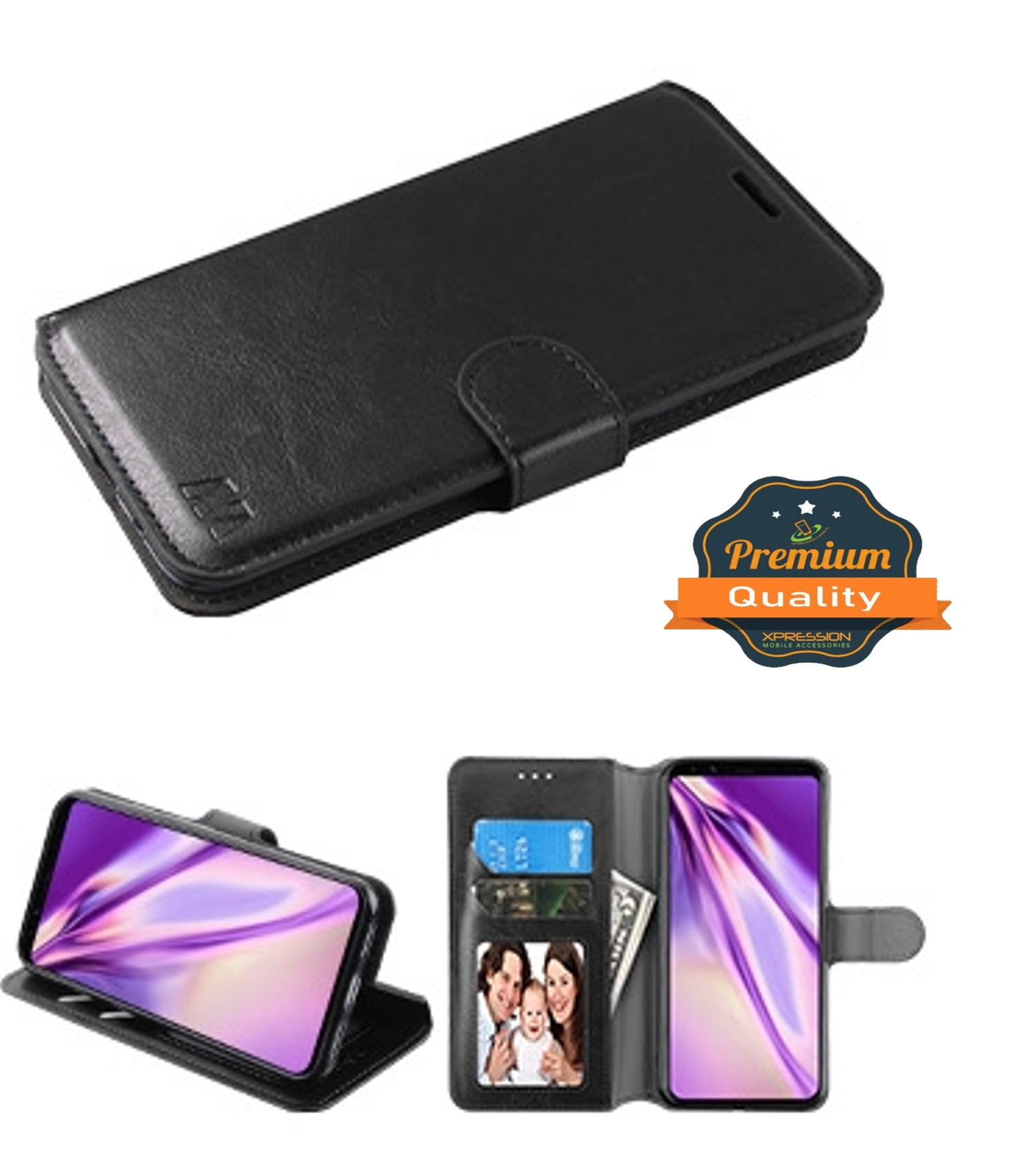 Google Pixel 4 XL Phone Case Leather Flip Wallet Case Stand Pouch Folio ...