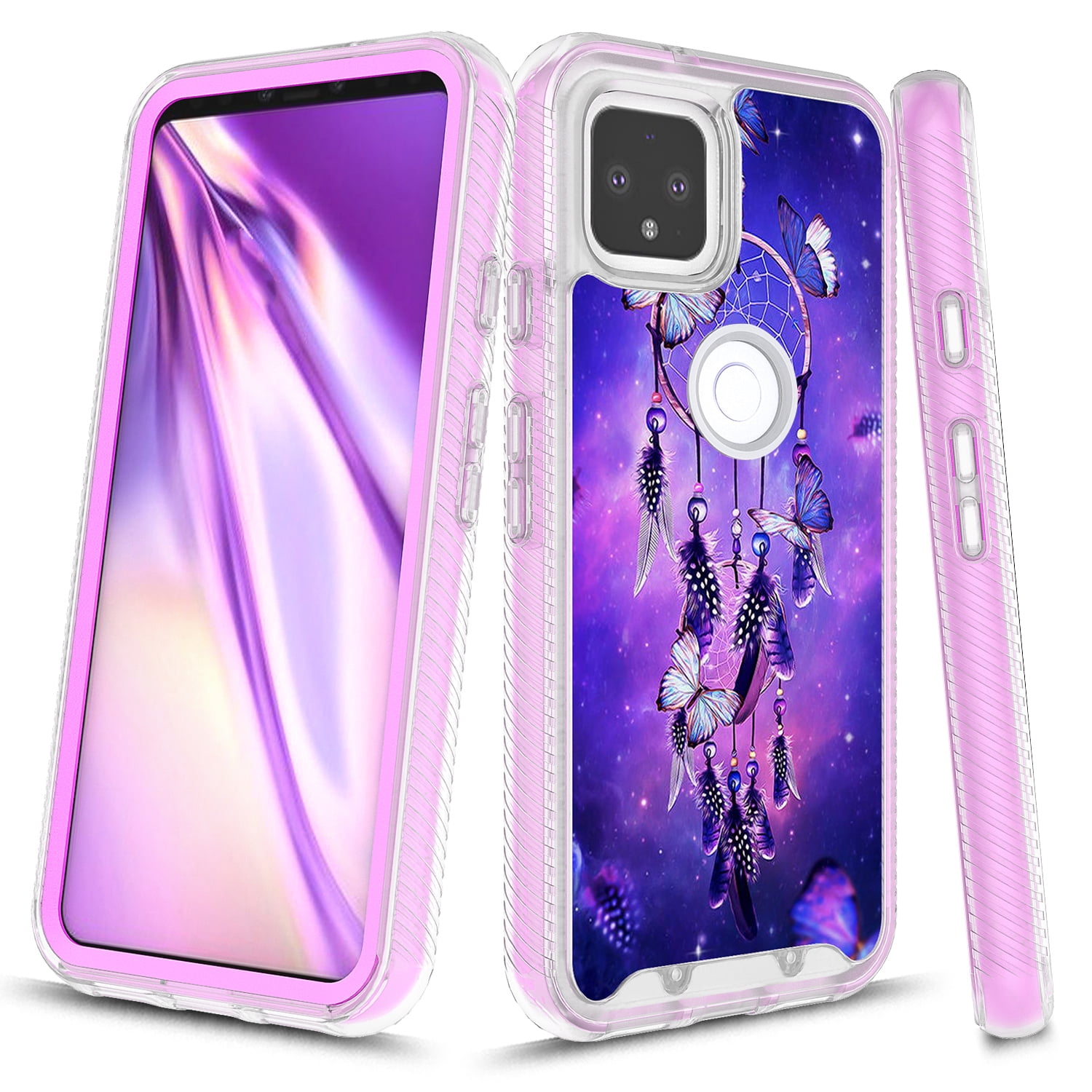 Google Pixel 4a with 5G Case (For 5G Version ONLY), Rosebono Graphic ...