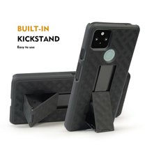 for LG K51 Q51 Holster Belt Clip Temper Glass Case Shock Absorption ...