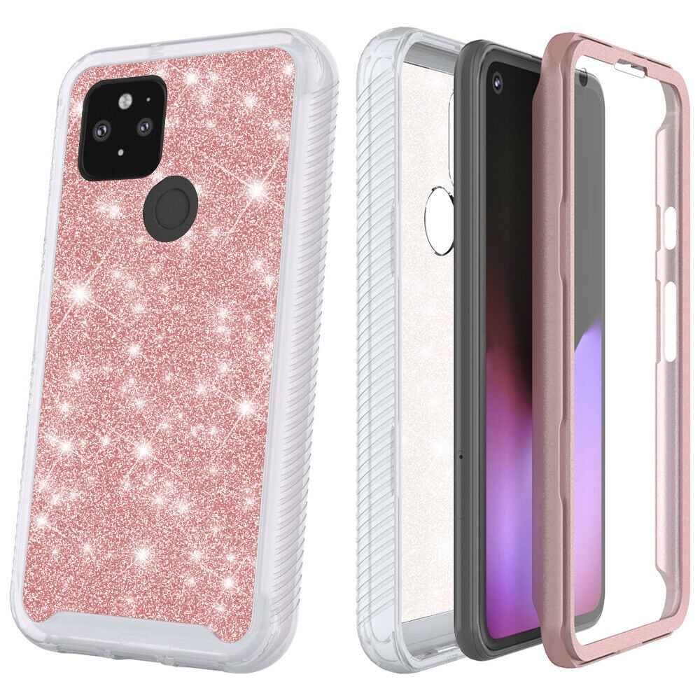 for Google Pixel 5 Pixel 5G Glitter Case Phone Case Dual Layer Full ...