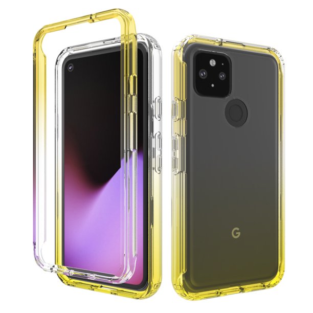 Google Pixel 5 Case, Rosebono Full-Body Rugged Ultra Transparency ...