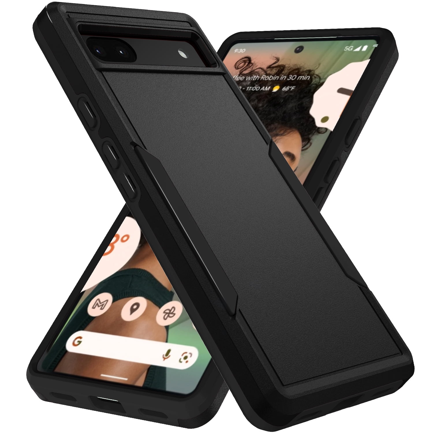 for Google Pixel 6a Case, Phone Case Heavy Duty 2 in 1 Full Body Rugged ...