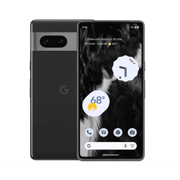 New Google Pixel 7 128GB Smartphone, Obsidian, Unlocked, Cell Phones ...