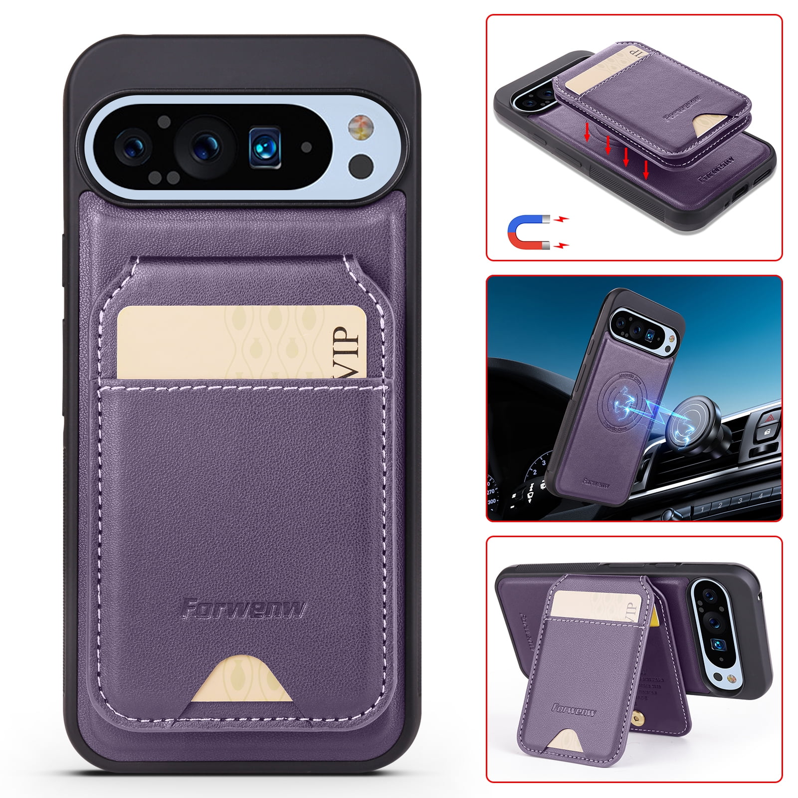 for Google Pixel 7 Case Wallet with Card Holder for Women Men ...
