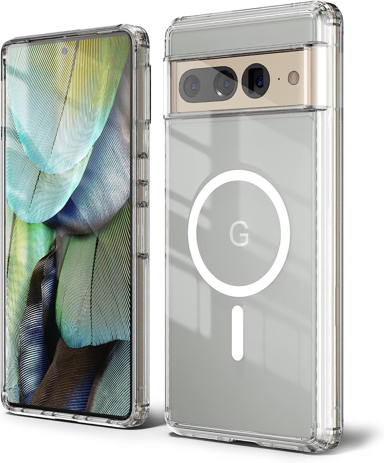 Google Pixel 7 Pro Magnetic Case Clear, Compatible with Magsafe ...