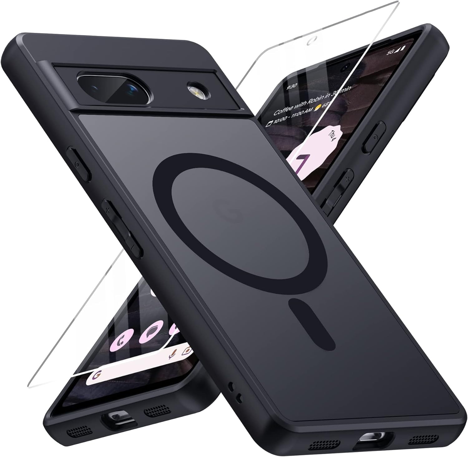 Google Pixel 7A Case with Screen Protector [Compatible with MagSafe ...