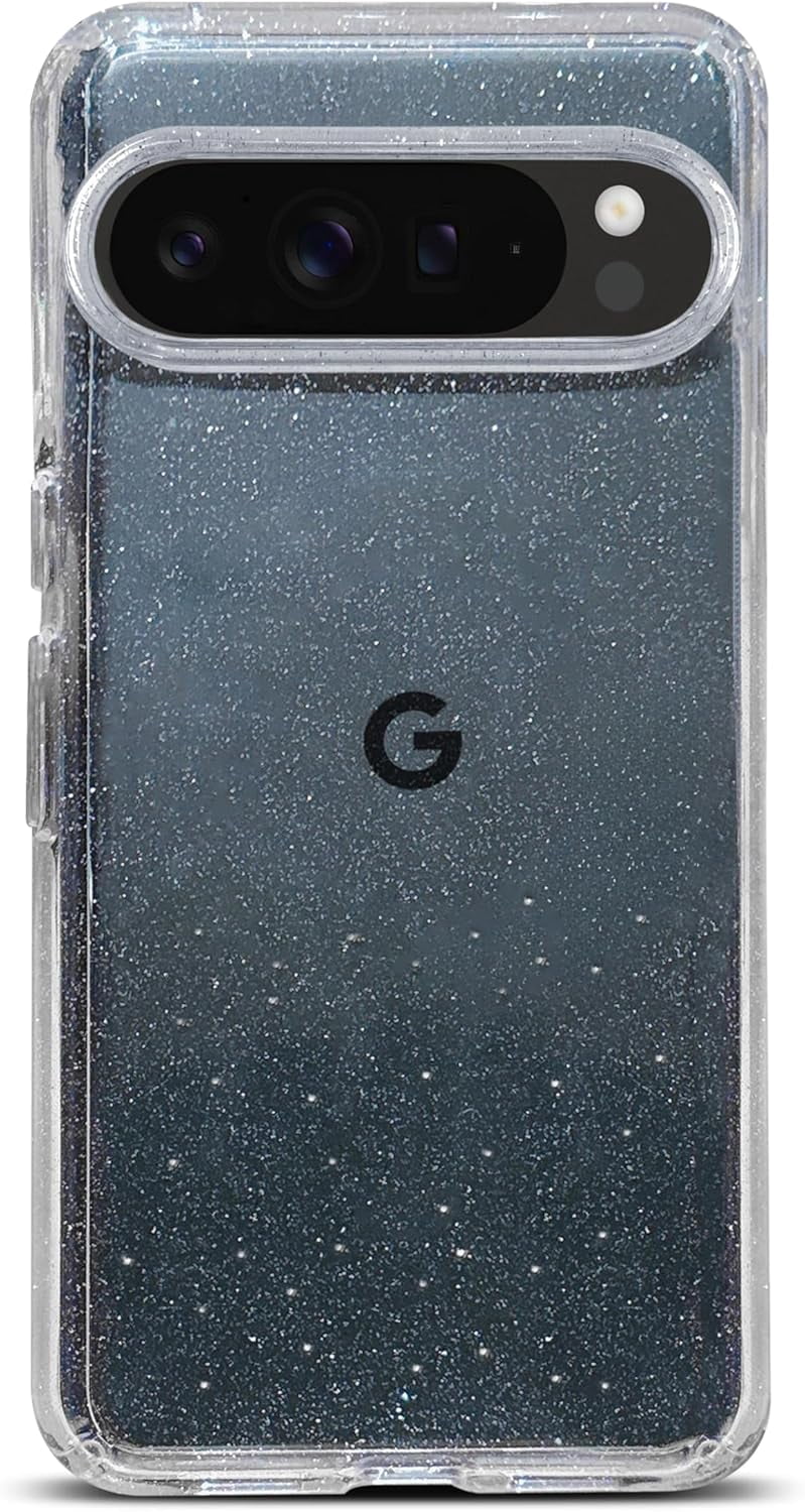 for Google Pixel 8 Case 6.2" Bling Glitter Clear Shiny Sparkle ...