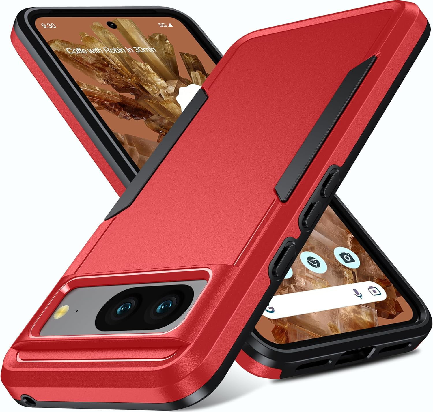 for Google Pixel 8 Case, Dual Layer Shockproof Rugged Pixel 8 Case ...