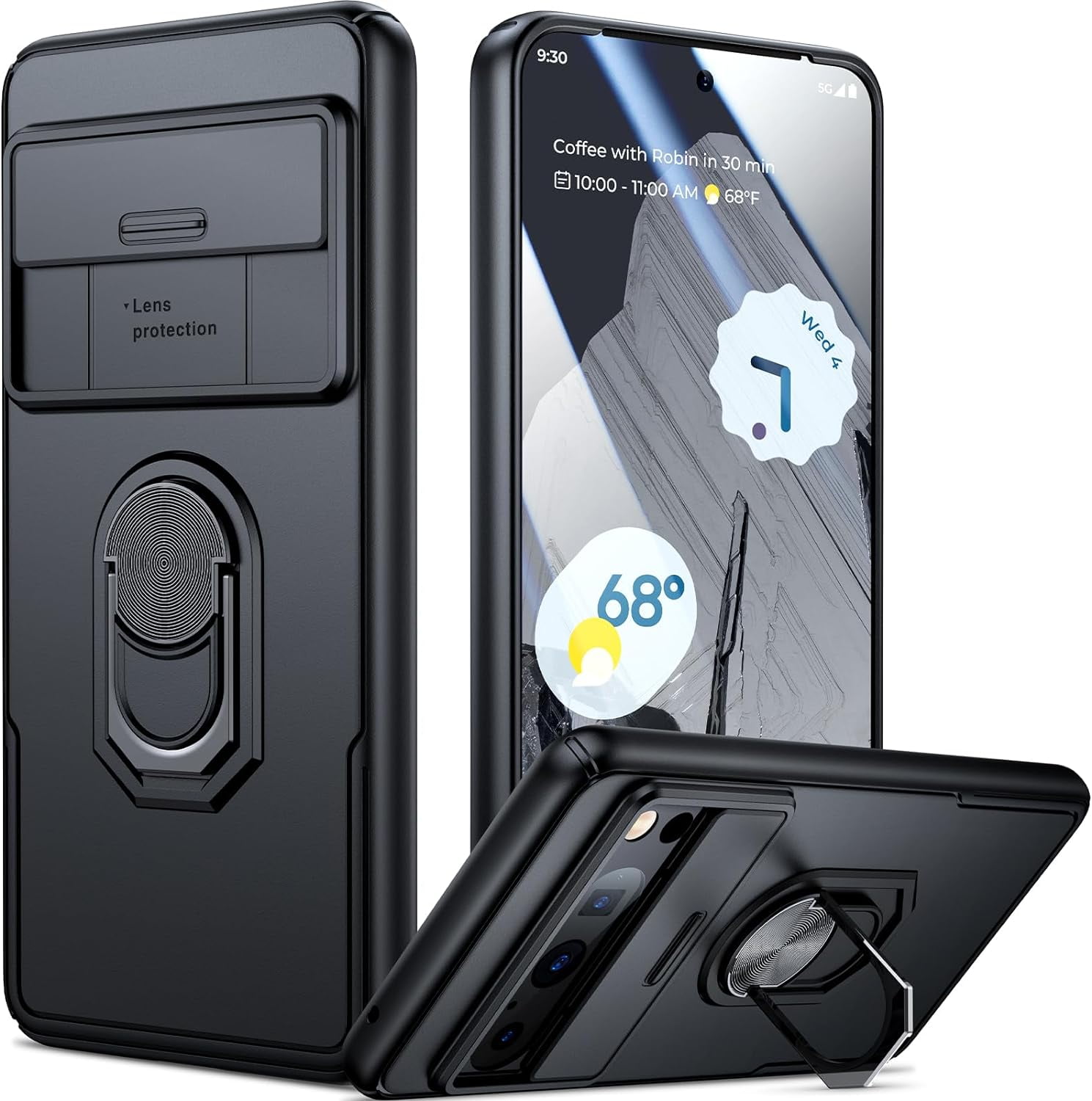 for Google Pixel 8 Pro Case with Sliding Camera Cover, [ Drop ...